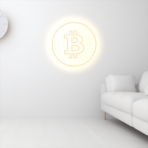 “Bitcoin” Neon Sign - Peak Neon | Find the Perfect Neon Sign